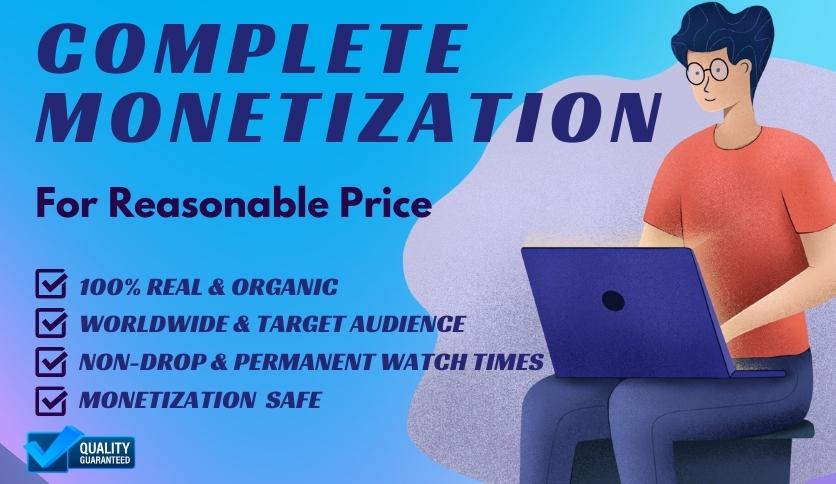 Complete Monetization On Your Youtube Channel | Legiit
