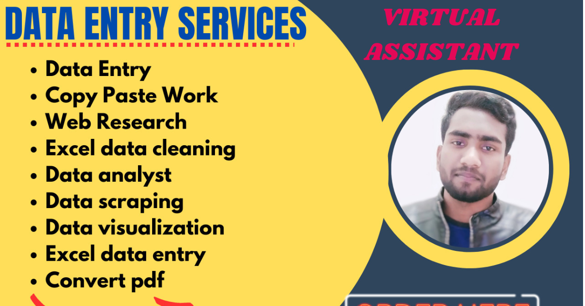 Virtual Assistant Data Entry And Excel Data Entry | Legiit