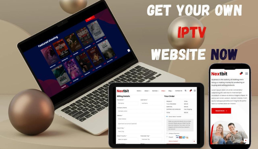 Create A Professional Stunning Iptv Resell Website | Legiit