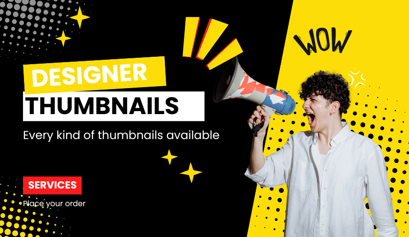 YouTube Thumbnail Designer | Thumbnail Designs | Legiit