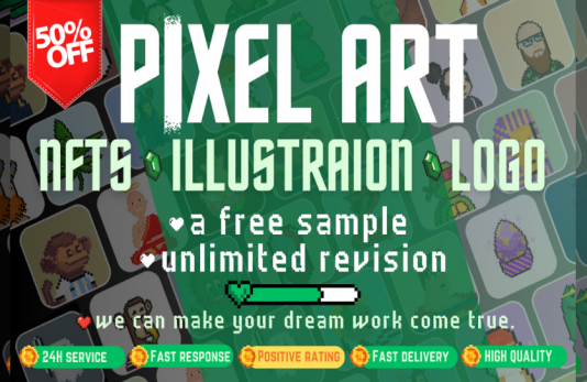 Pixel NFT Collection. | Legiit