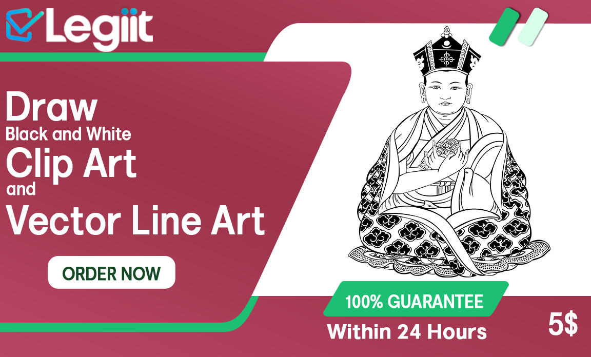 Draw Black And White Clip Art And Vector Line Art | Legiit