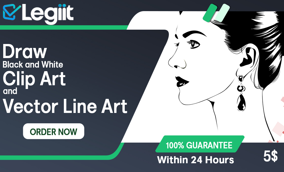 Draw Black And White Clip Art And Vector Line Art | Legiit