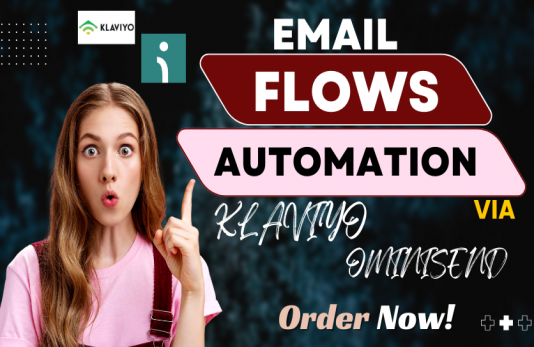 Set Up Email Flows Via Klaviyo, Ominisend | Legiit
