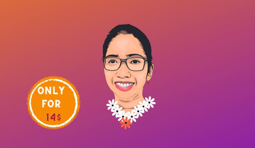 Realistic Cartoon Portrait And, Vector Portrait | Legiit