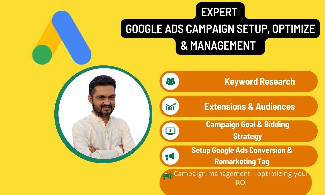 Professionally Setup & Manage Google Ads Campaign | Legiit