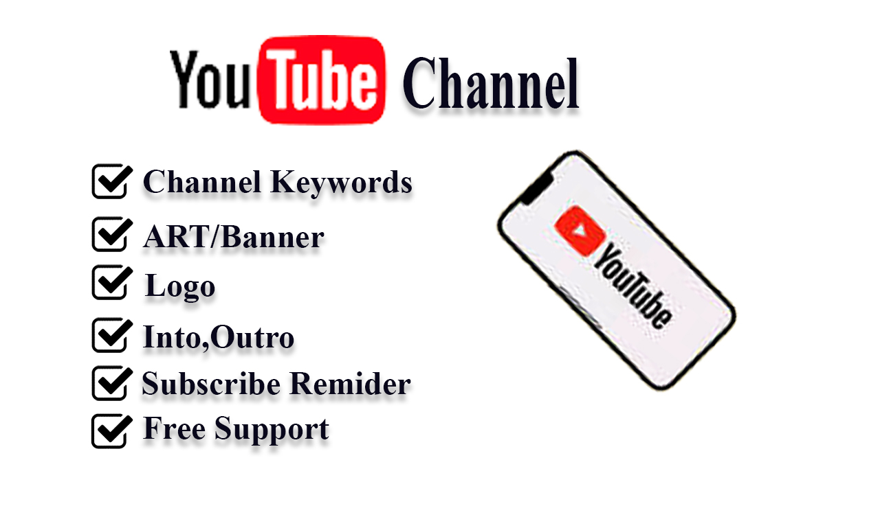 Create A YouTube Channel, Banner, Logo, And Video | Legiit