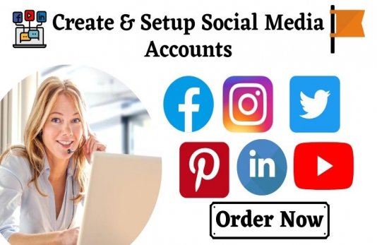Create Social Media Accounts, All Pages Setup And Optimize | Legiit