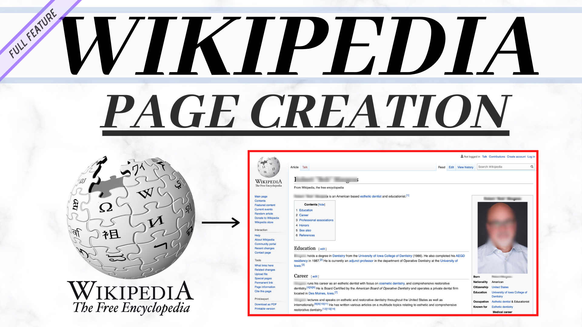 Wikipedia Page Creation - Premium Service | Legiit