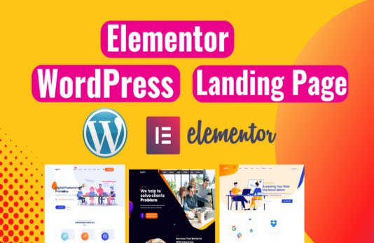 WordPress Landing Page Design By Elementor Pro | Legiit