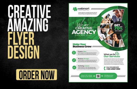 Design Creative Amazing Eye Catching Flyer | Legiit