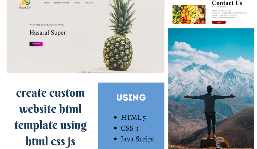 Create Custom Website | Legiit