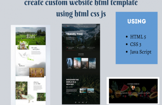 Create Custom Website | Legiit
