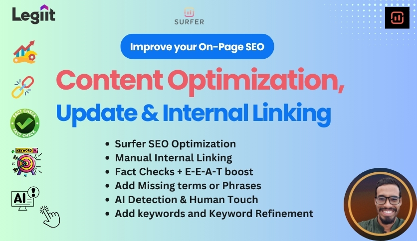 Existing Content Re-optimization and Natural Internal Linking Service