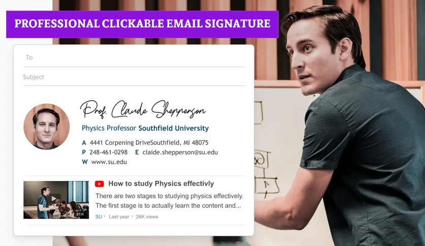Professionally Design HTML Email Signature | Legiit