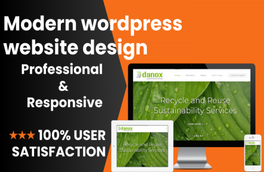 Create Modern And Responsive Wordpress Webs | Legiit