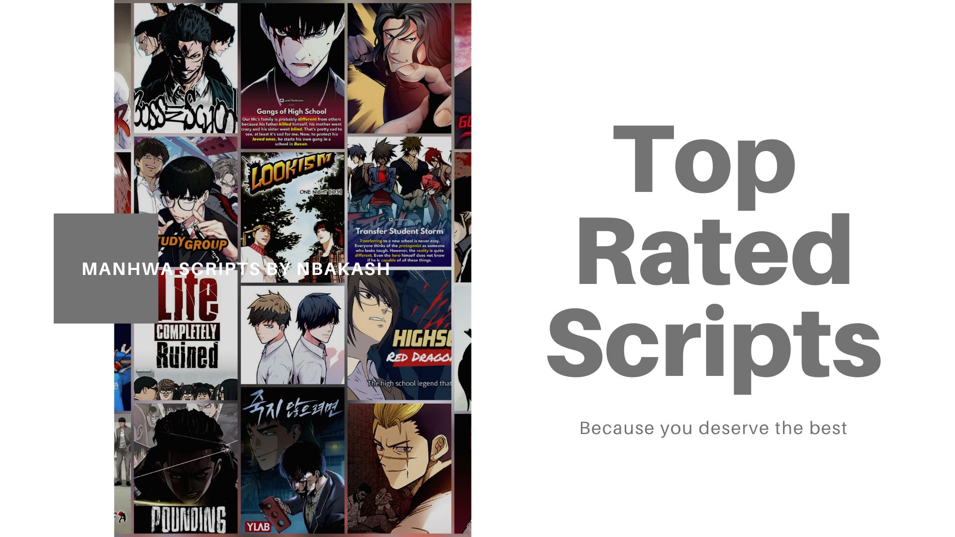 Write Manhwa And Manga Recap Scripts For You | Legiit