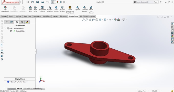 Design 2d And 3d Models For 3d Printing Using Solidworks | Legiit