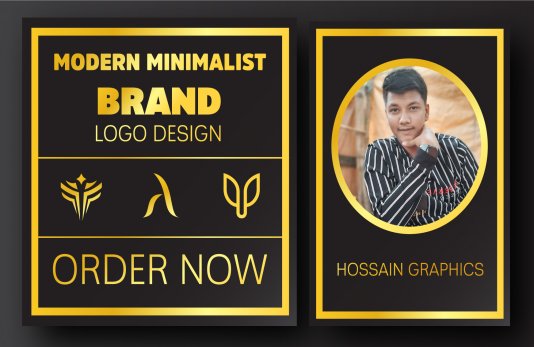 DESIGN A FLAT MINIMALIST LOGO FOR YOUR BRAND | Legiit