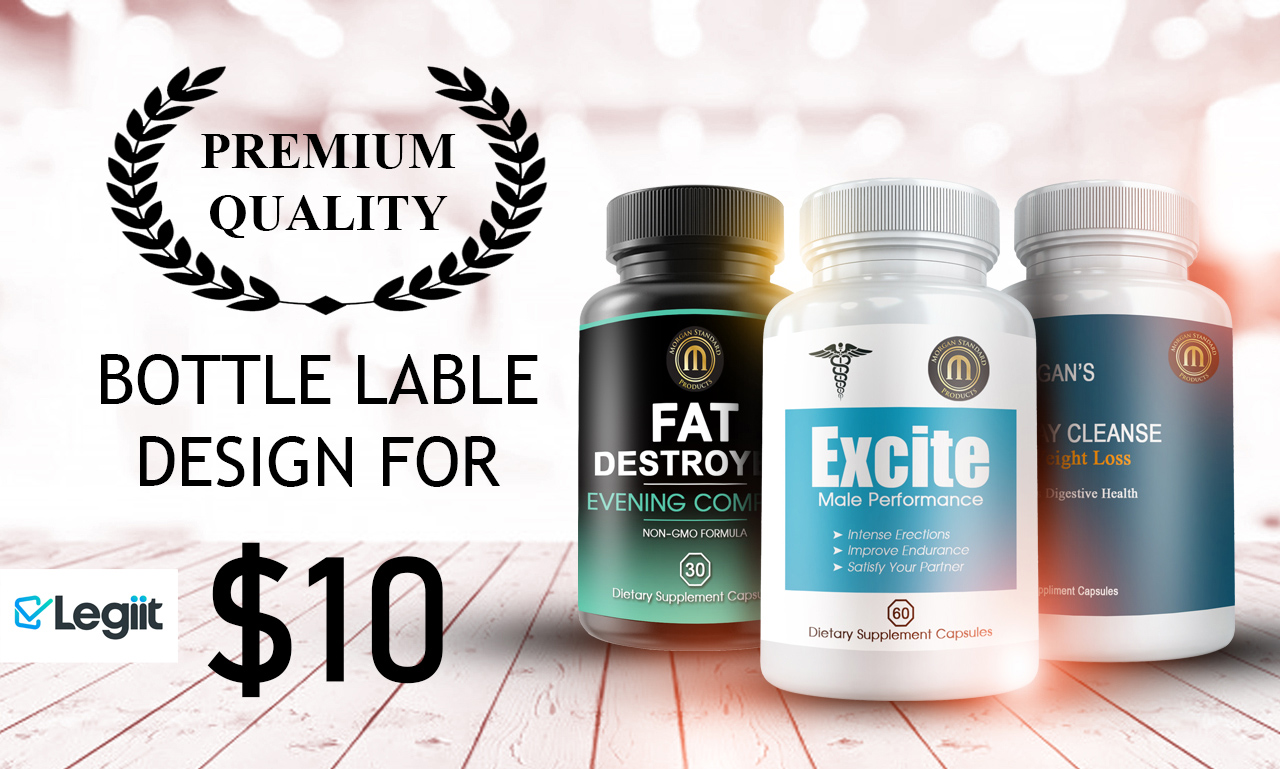 Bottle Label Design | Legiit