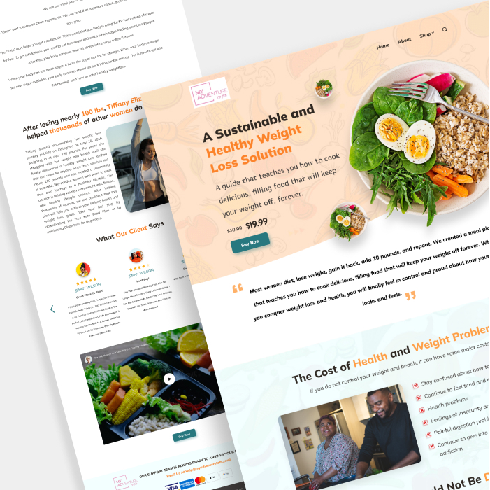 Modern UI Design For Your Landing Page And Website | Legiit