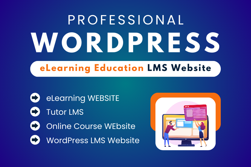 ELearning LMS Website Design With Tutor LMS Pro | Legiit