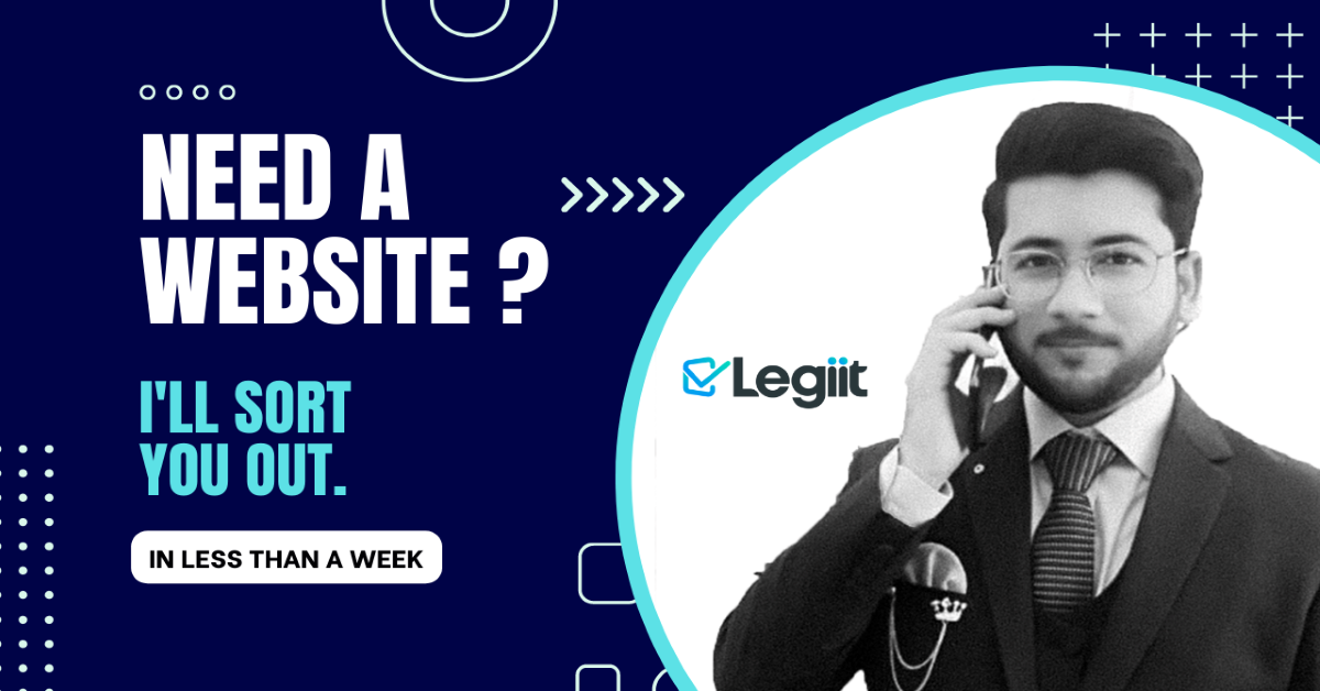 Let's Create A Professional Website For Your Business | Legiit
