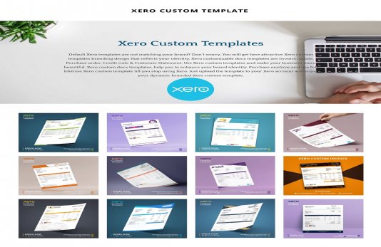 Xero Custom Template Branding Design | Legiit
