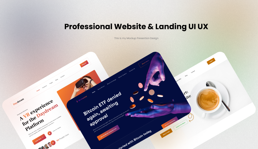 Professional Website & Landing UI UX Design | Legiit