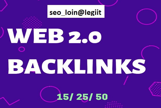 I Will Create Web 2.0 Backlinks | Legiit