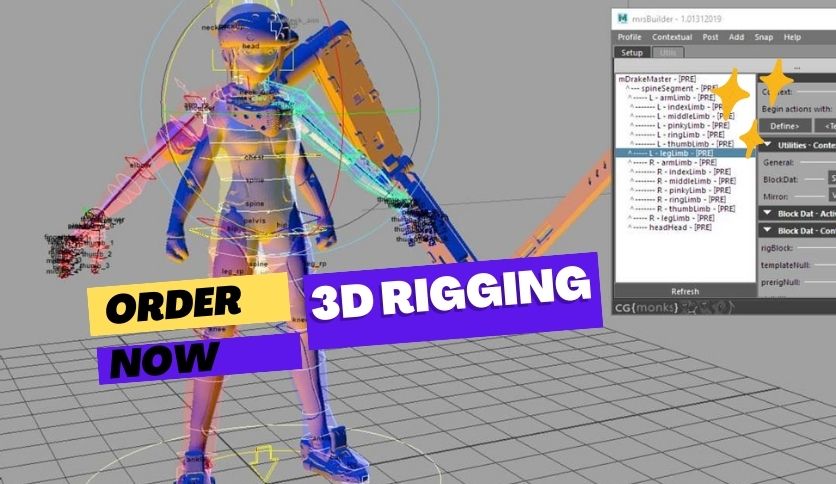 3d Character Rigging For You | Legiit