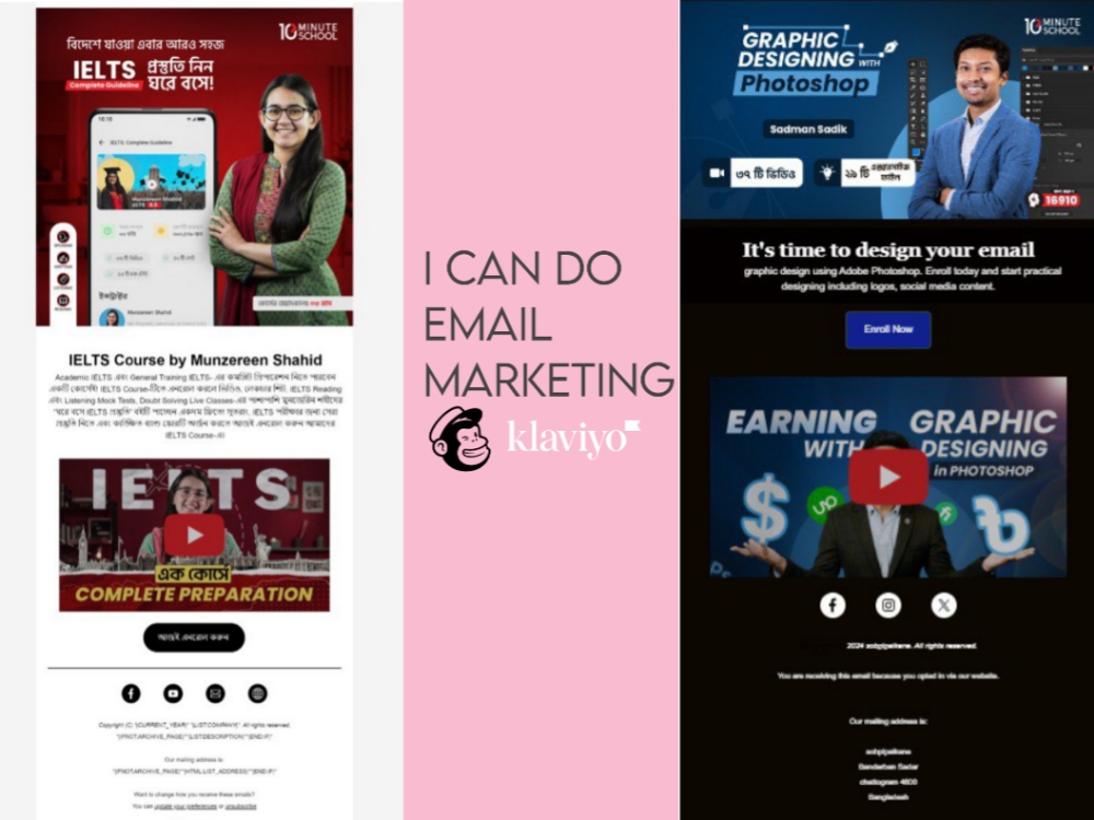 Editable Mailchimp Newsletter Template | Legiit