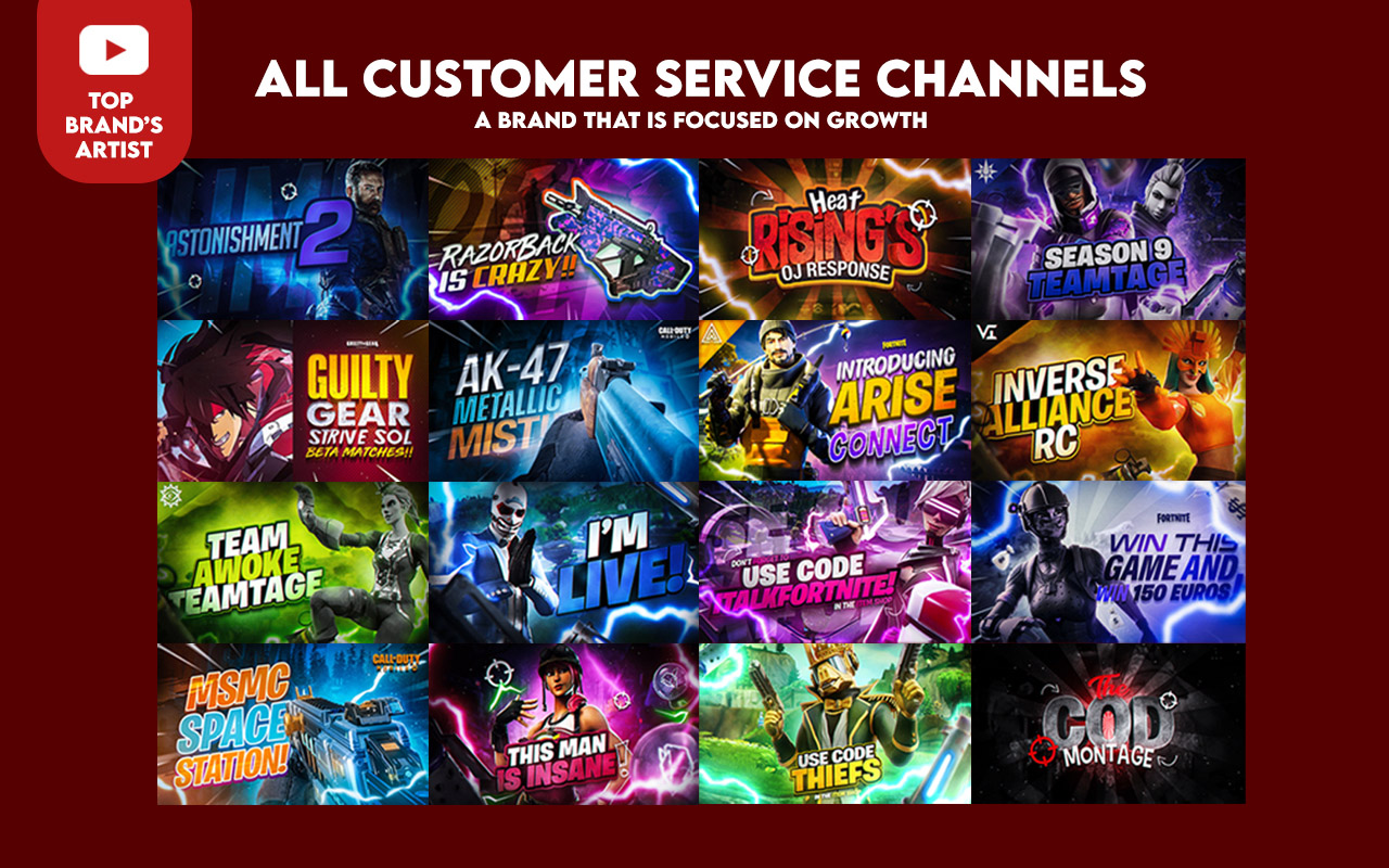 Design A YouTube Thumbnail Banner With Un-Revision | Legiit