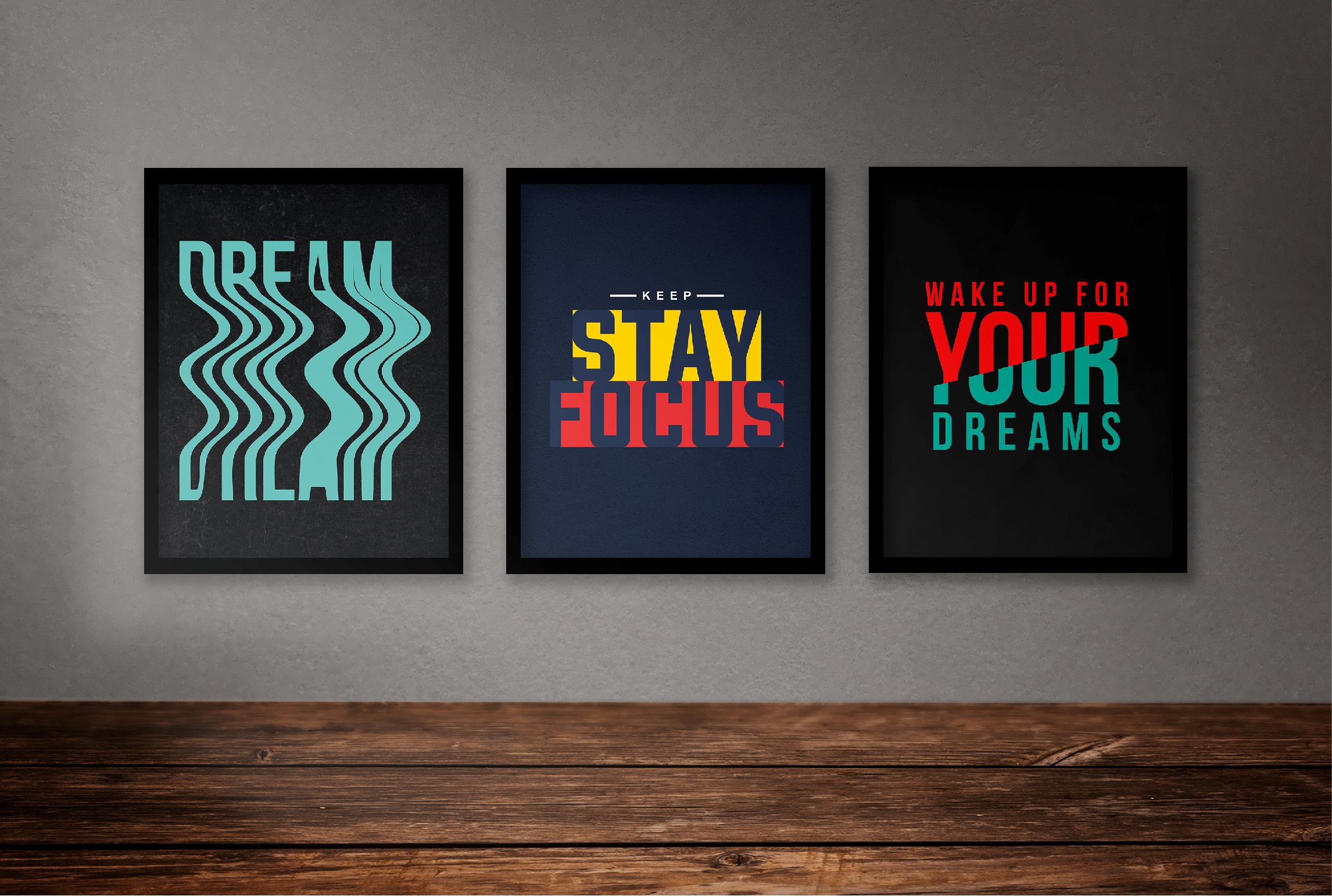 Design Inspirational Typography Posters | Legiit