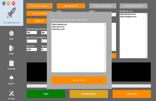 Advanced Unlimited Traffic Generator & Web Automation Software Epic ...