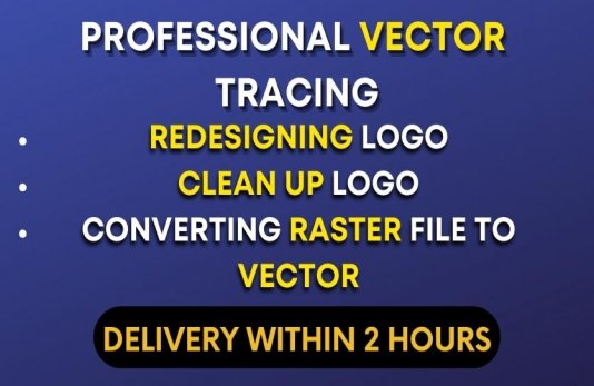 Vector Tracing, Redesigning Or Clean Up Logo/Image | Legiit