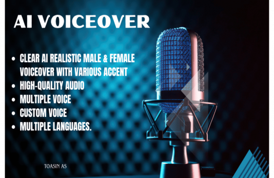 Create AI Human Realistic Voiceover Text To Speech | Legiit