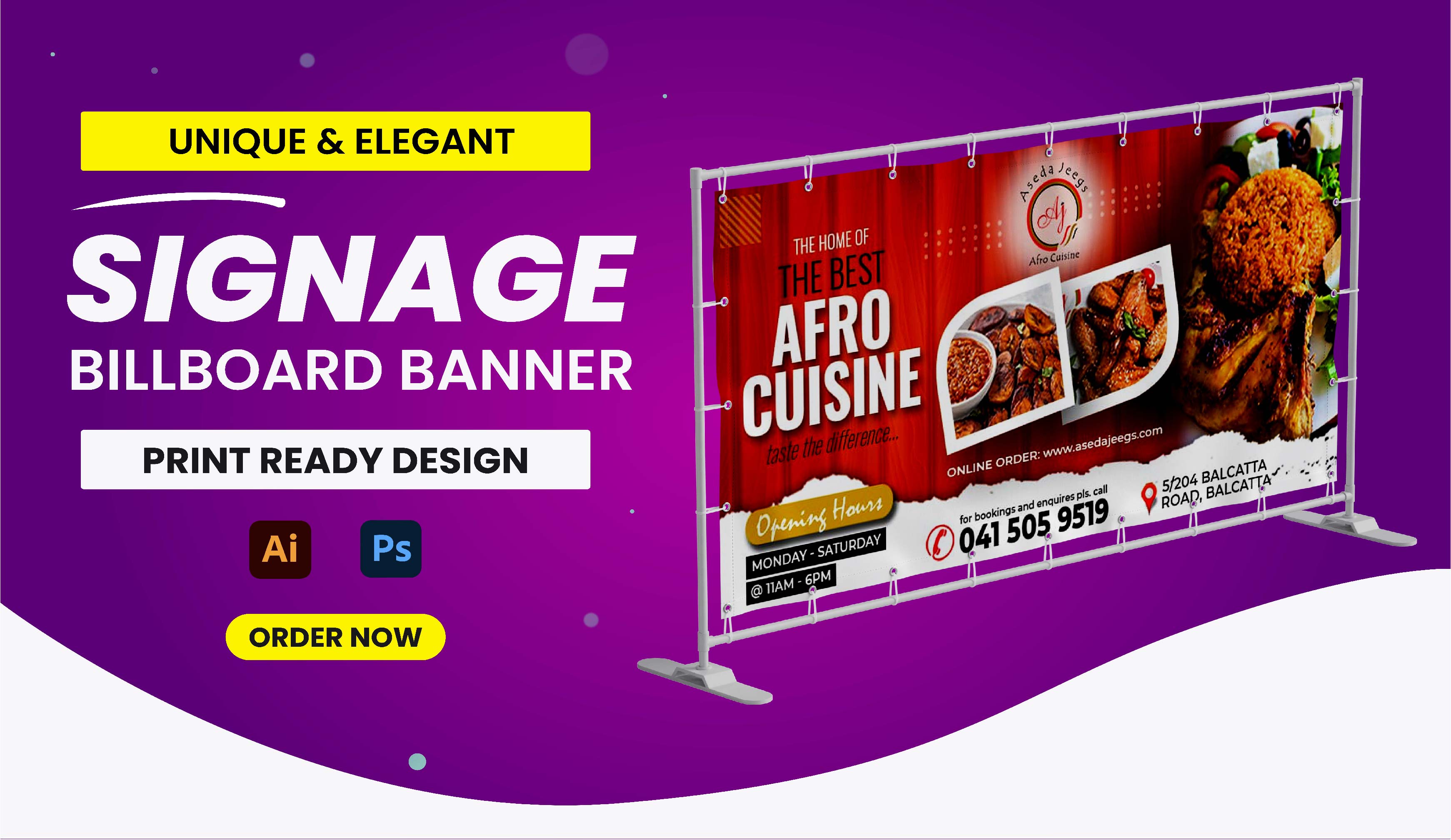 Print Ready Signage, Signboard, Yard Sign Banners | Legiit