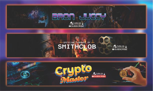 YouTube Banner Design, Discord Banner Design And Twitch Banner Design ...