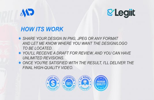 3d T Shirt And Hoodie Mockup Video Animation | Legiit