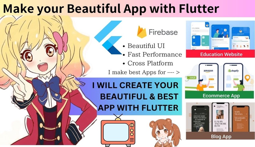 Make Your Stunning App With Flutter | Legiit