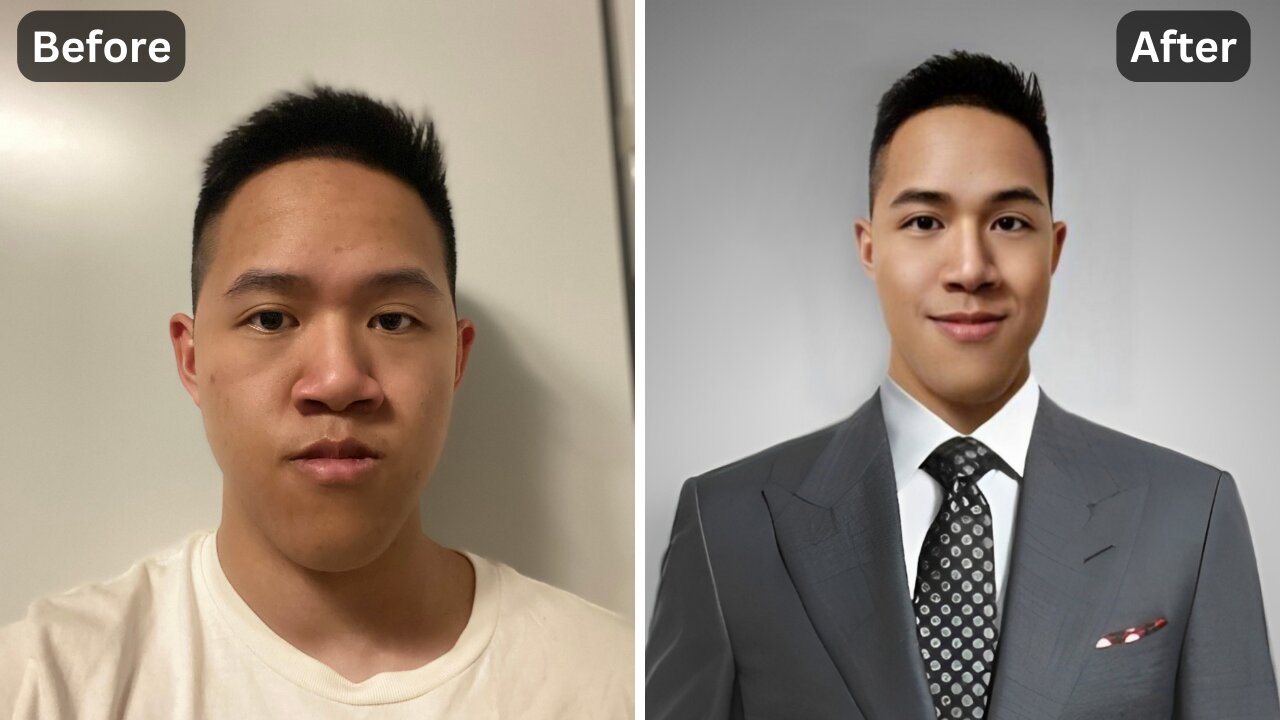 Passport Size Headshot Suit Photo In Photoshop | Legiit