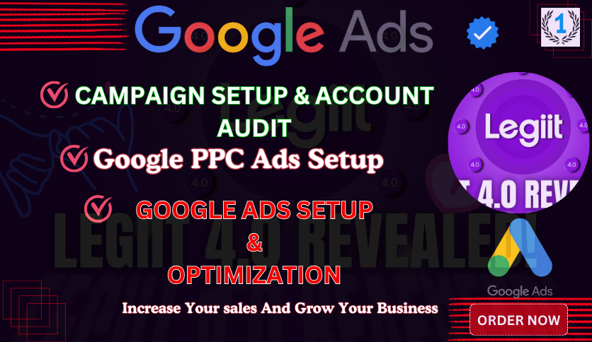 Google Ads Setup & Campaign Management | Legiit