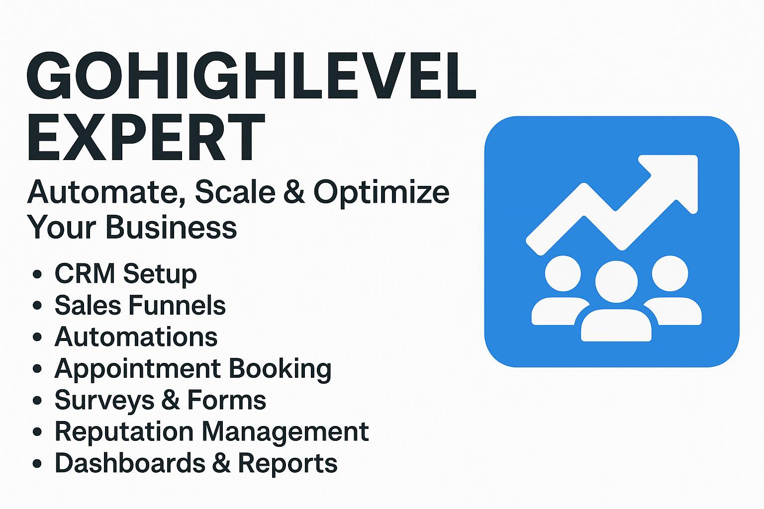 🚀 Hire a GoHighLevel Expert to Automate, Scale & Optimize Business