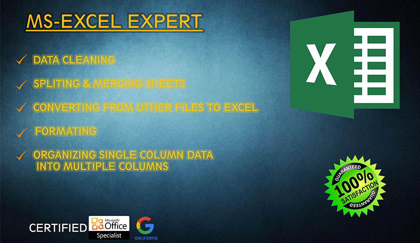 Clean Split Merge Format Excel Data | Legiit
