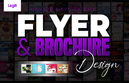 Professional Print Ready Flyer And Brochure Design | Legiit