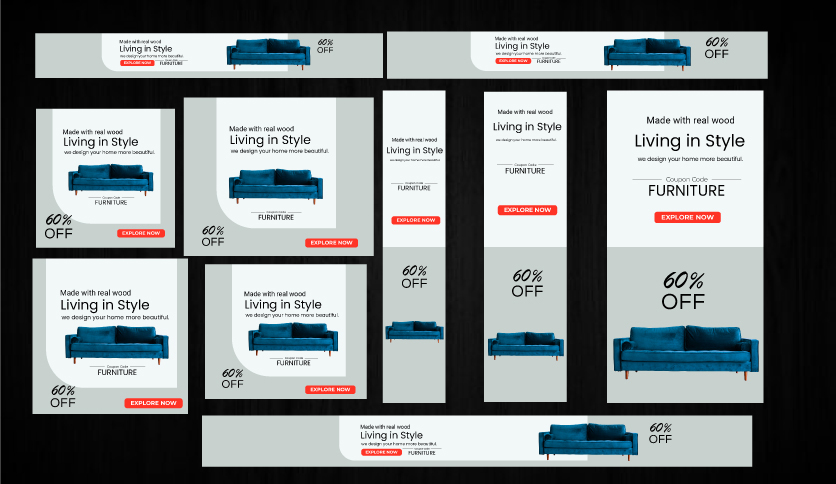 Professional Web Banner Designs And Banner Ads | Legiit