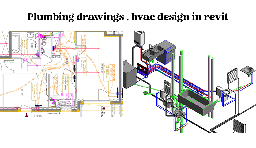 Plumbing Drawings , Hvac Design In Revit | Legiit