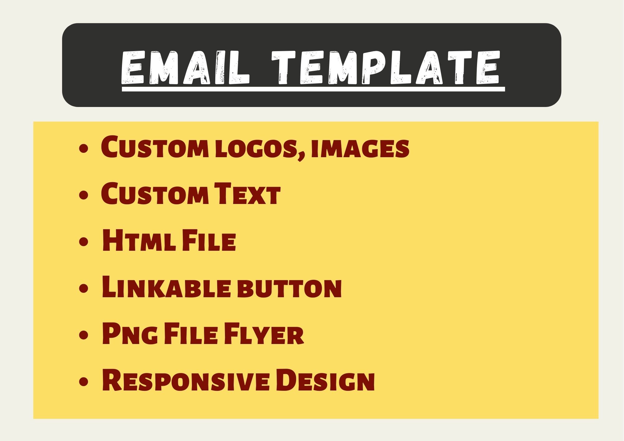 Design Or Create HTML Email Templates | Legiit