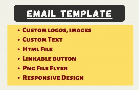 Design Or Create HTML Email Templates | Legiit